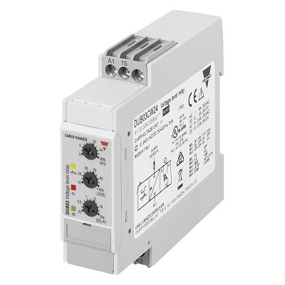 CARLO GAVAZZI DUB03/PUB03 TRMS AC/DC 過壓或欠壓監控繼電器